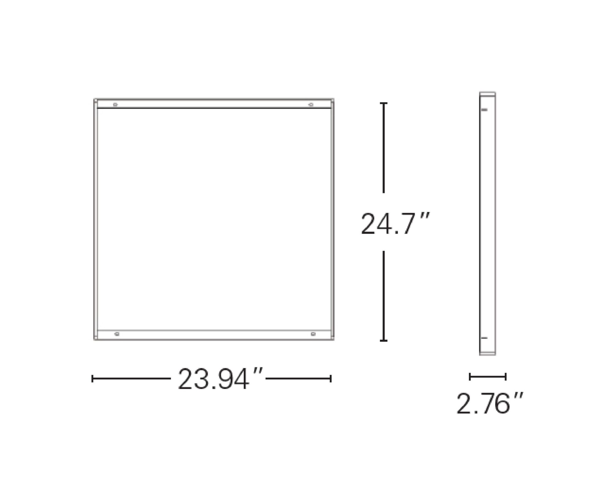 PANEL 2X2 SURFACE MOUNT KIT | EarthTronics